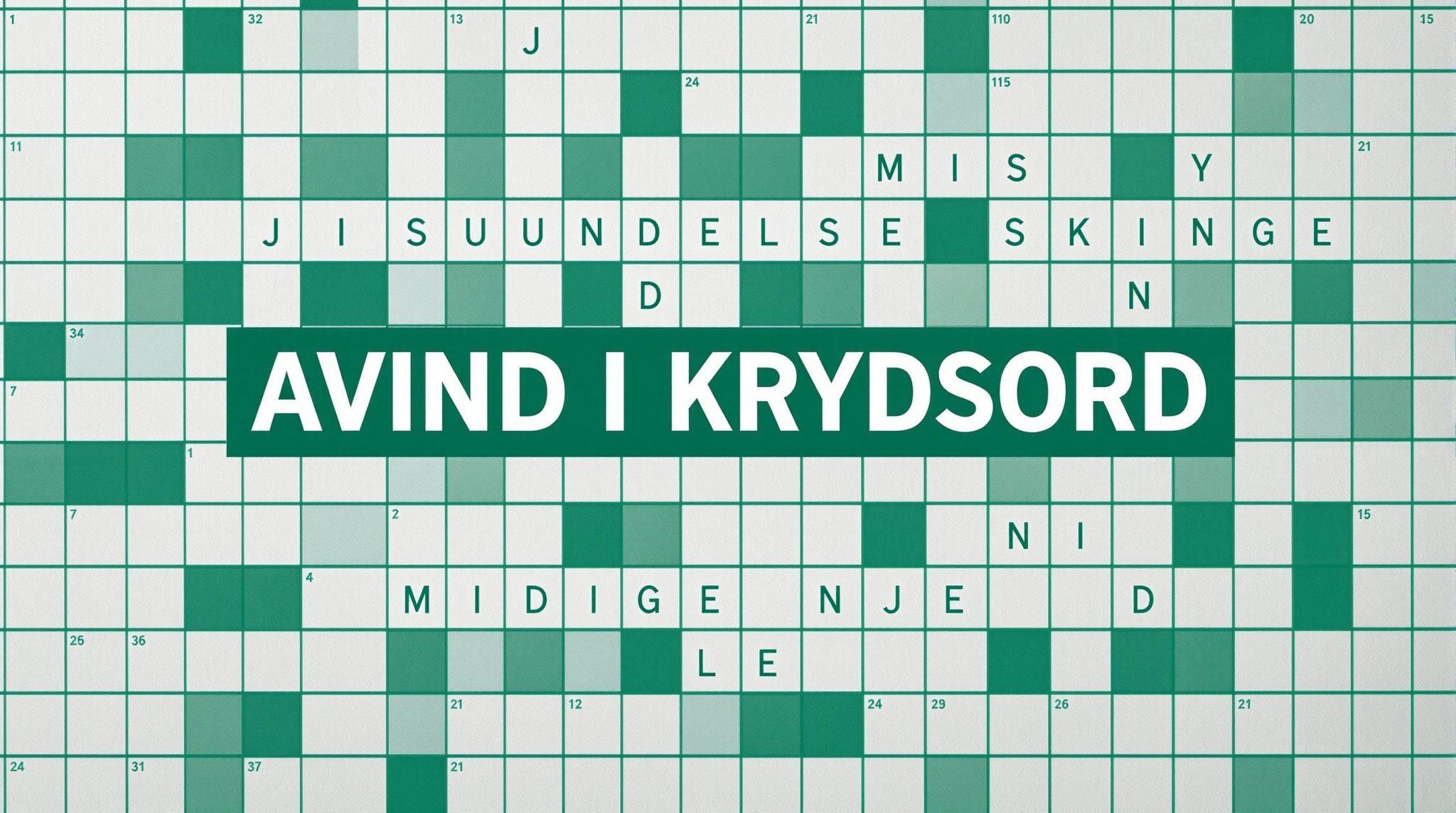 Avind i krydsord – svar sorteret efter bogstaver